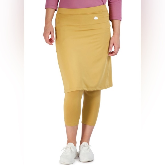 Snoga Athletics | Skirts | Snoga Athletics Fitpale Gold Attached ...